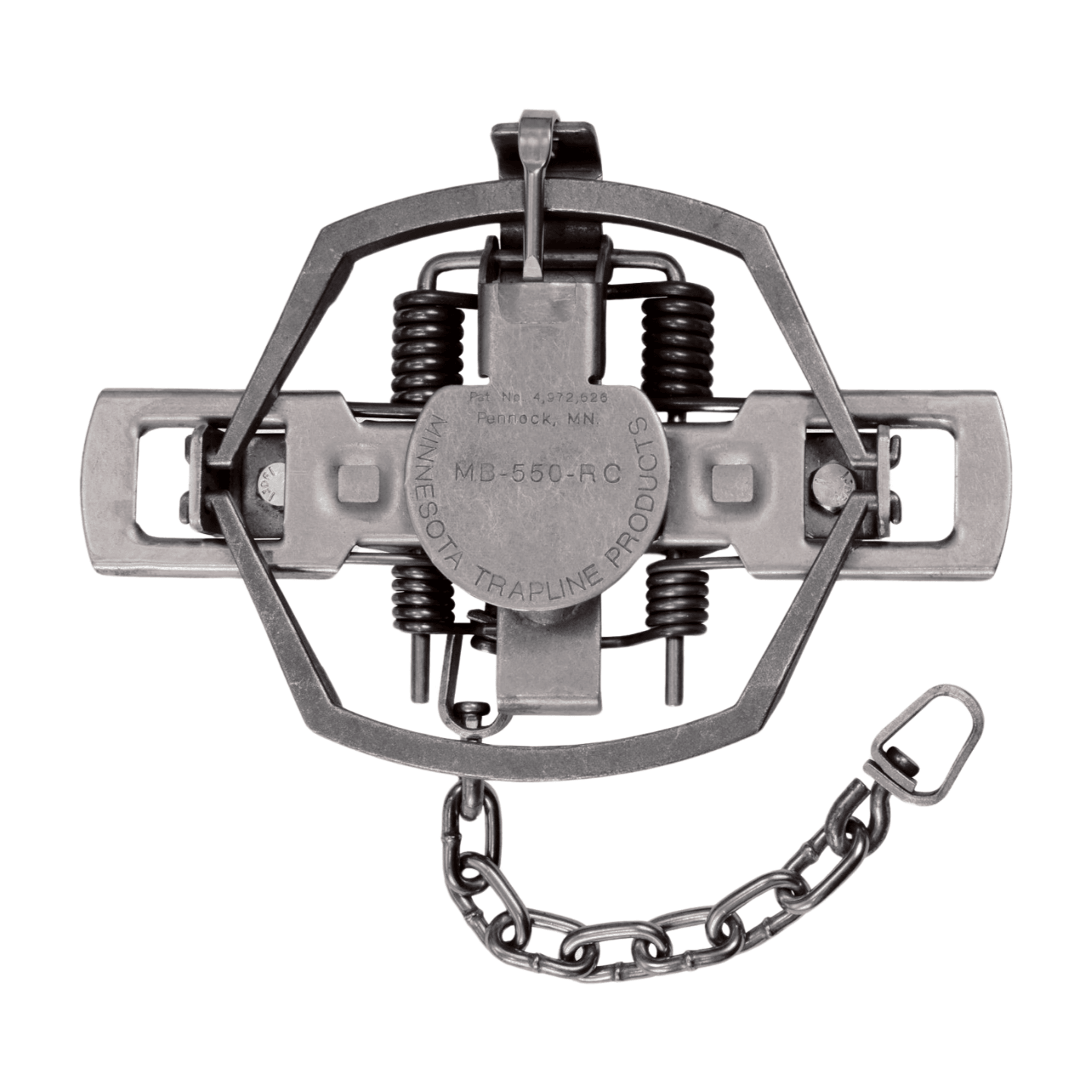 MB-550 Closed Jaw 4-Coiled – IronTrail Trapline Supply, LLC