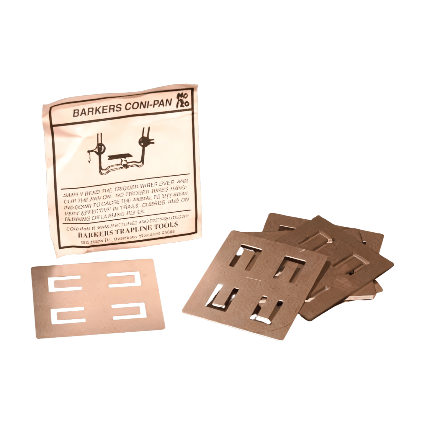 Barker's #220 Bodygrip Pans – IronTrail Trapline Supply, LLC