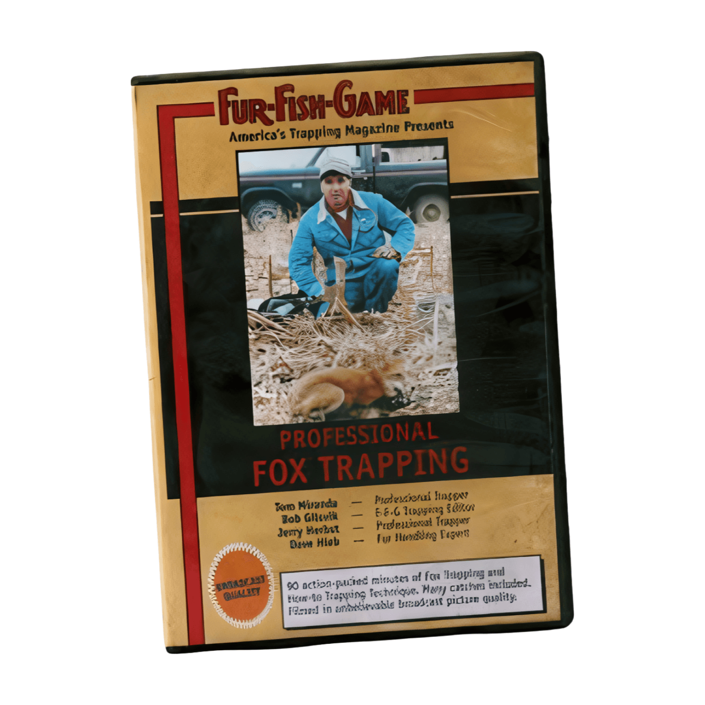 Professional Fox Trapping - Fur Fish & Game - DVD – IronTrail Trapline ...